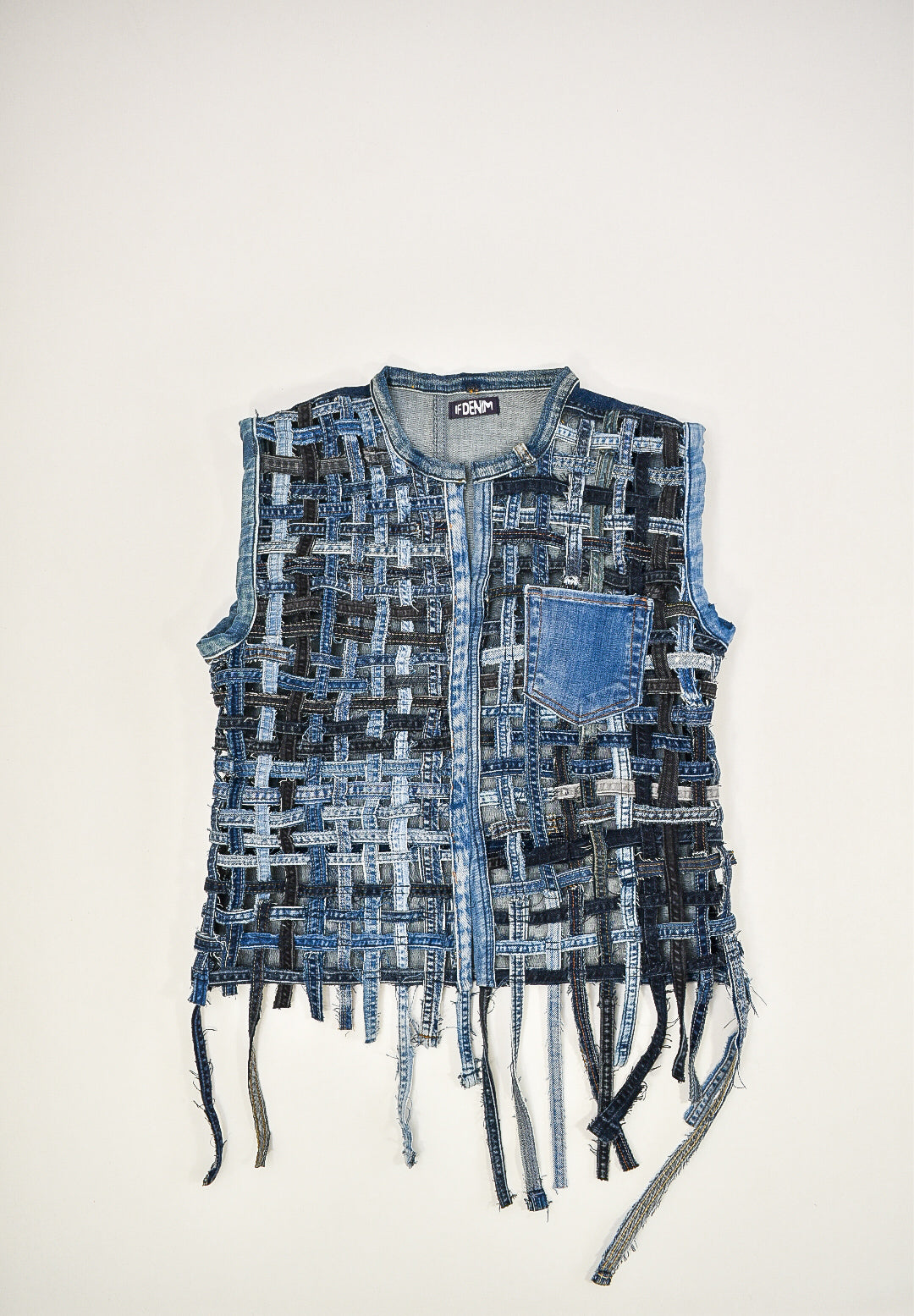 IF DENIM | Sustainable Woven Body Vest S